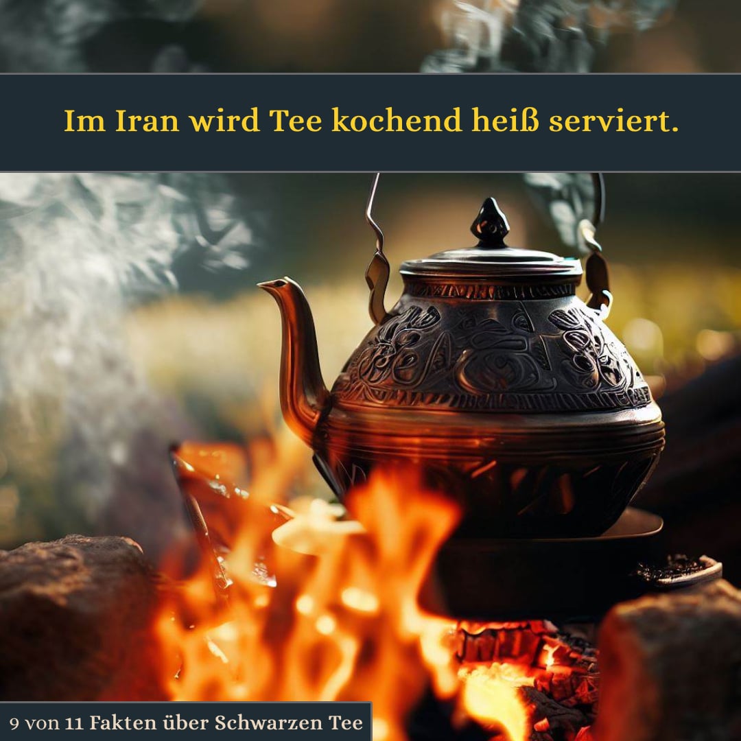 Teefakt 9: Guter Tee muss richtig heiß sein - Orient Kontor